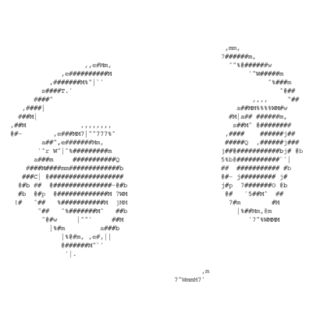 Scatter Ascii Milady
