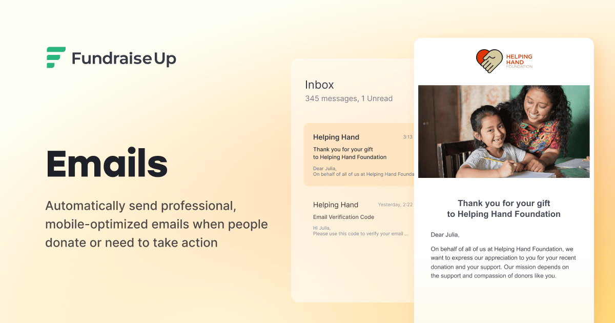 Email Marketing Software For Nonprofits | Fundraise Up