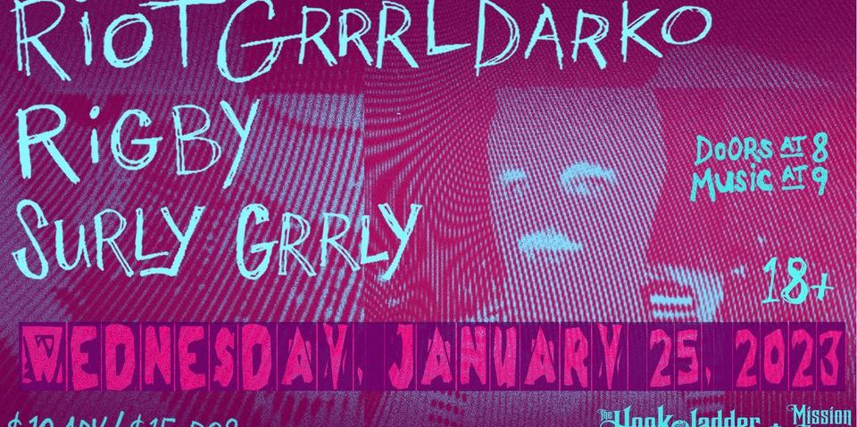 Surly Grrly, RiGBY, Riotgrrrldarko on Event Vesta