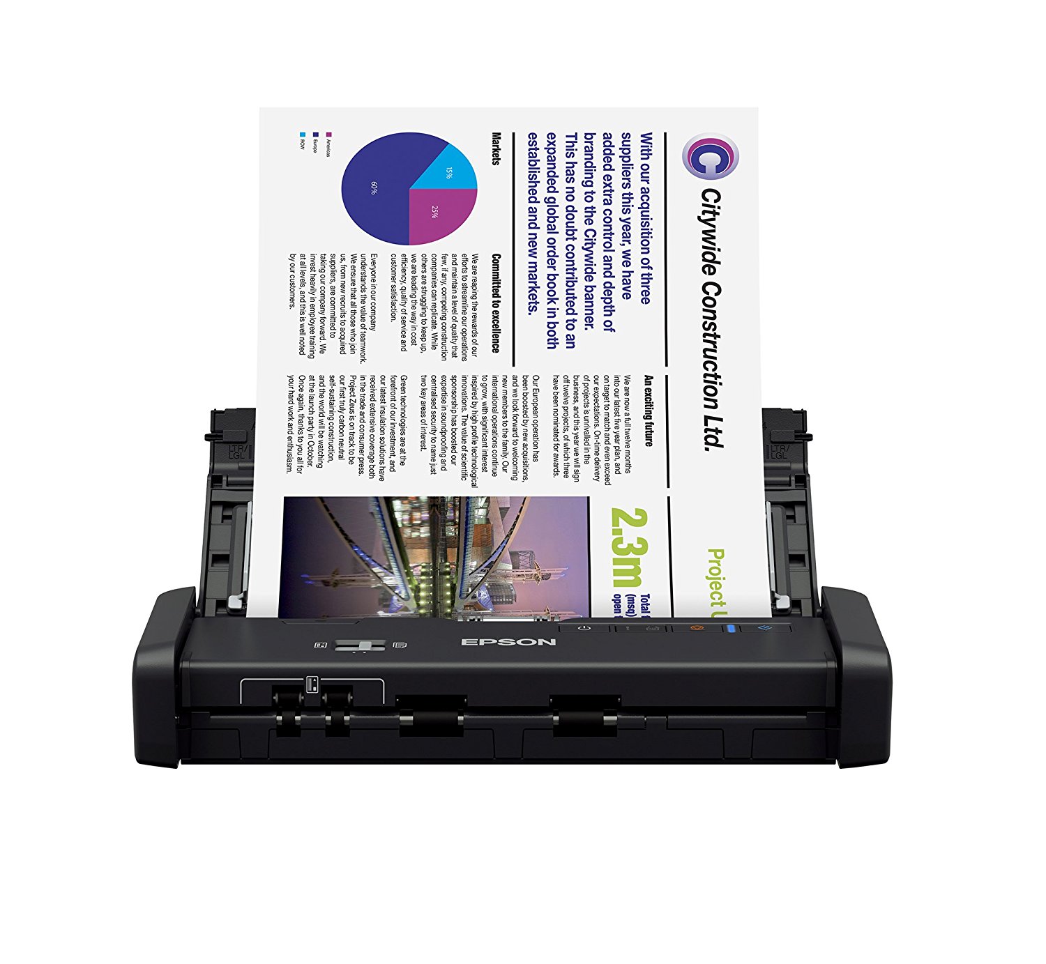 Epson WorkForce ES-200 Review - Slant