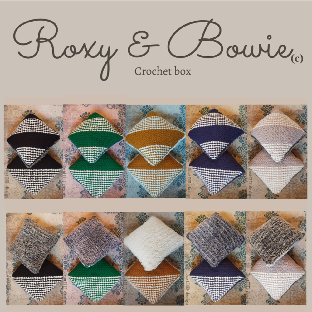 Roxy and Bowie crochet pattern