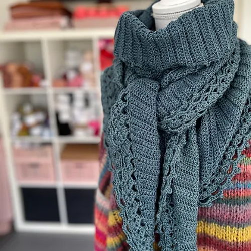 Crochet Pattern Shawl Norma