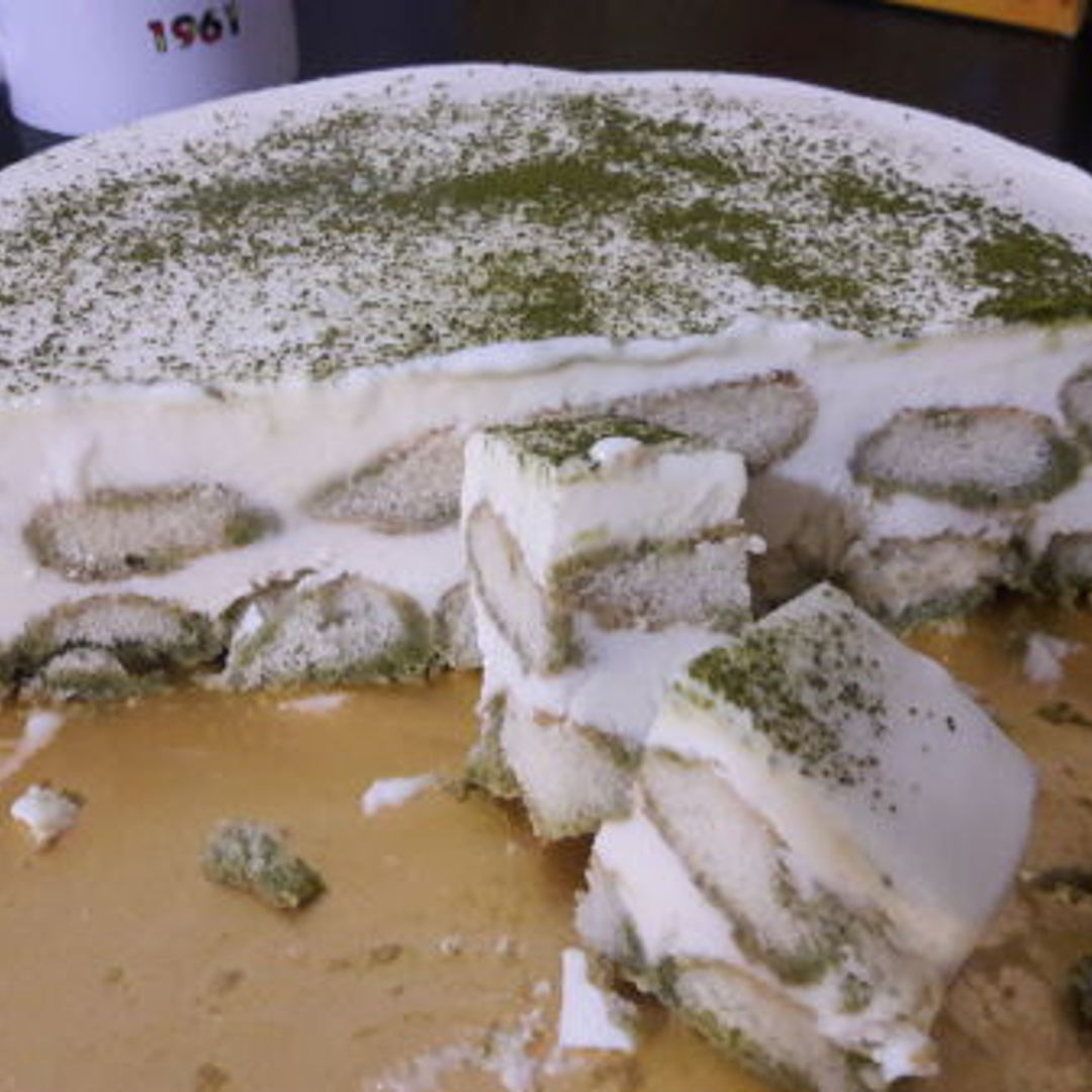 Matcha Tiramisu Cake - Nyonya Cooking