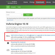 Установка vuforia — Шаг 1 — Stepik