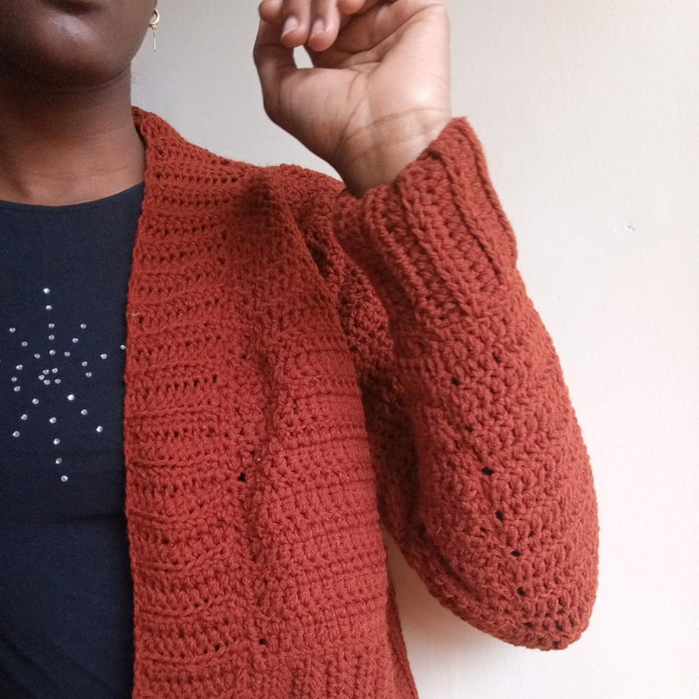 Easy CROCHET BOMBER JACKET||Easy crochet sweater pattern