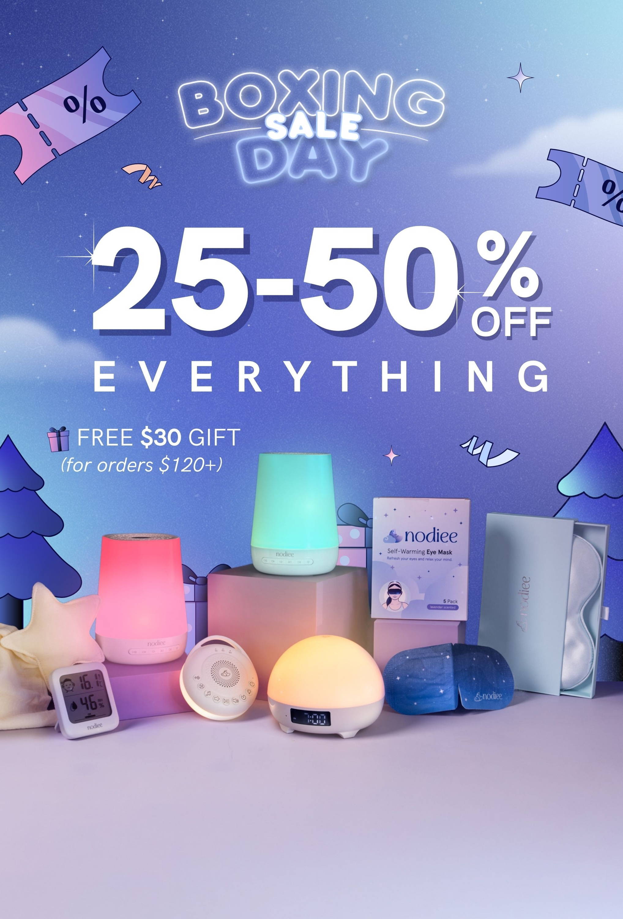 Nodiee White Noise Machines | Sweet Dreams Await