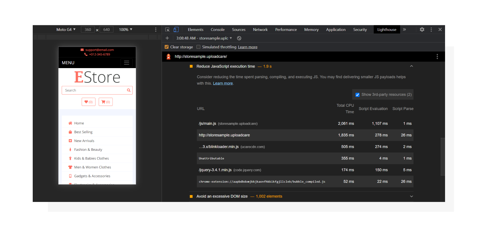 What is TBT (Total Blocking Time) in Lighthouse and why it matters — Uploadcare Blog