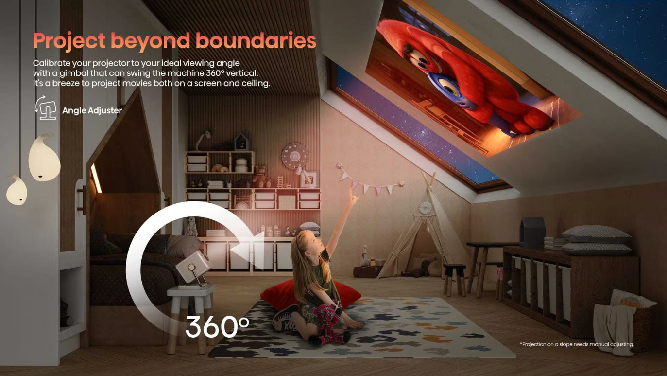 Hisense 65-200inch Laser TV Smart Mini Projector-M2PRO - Incredible