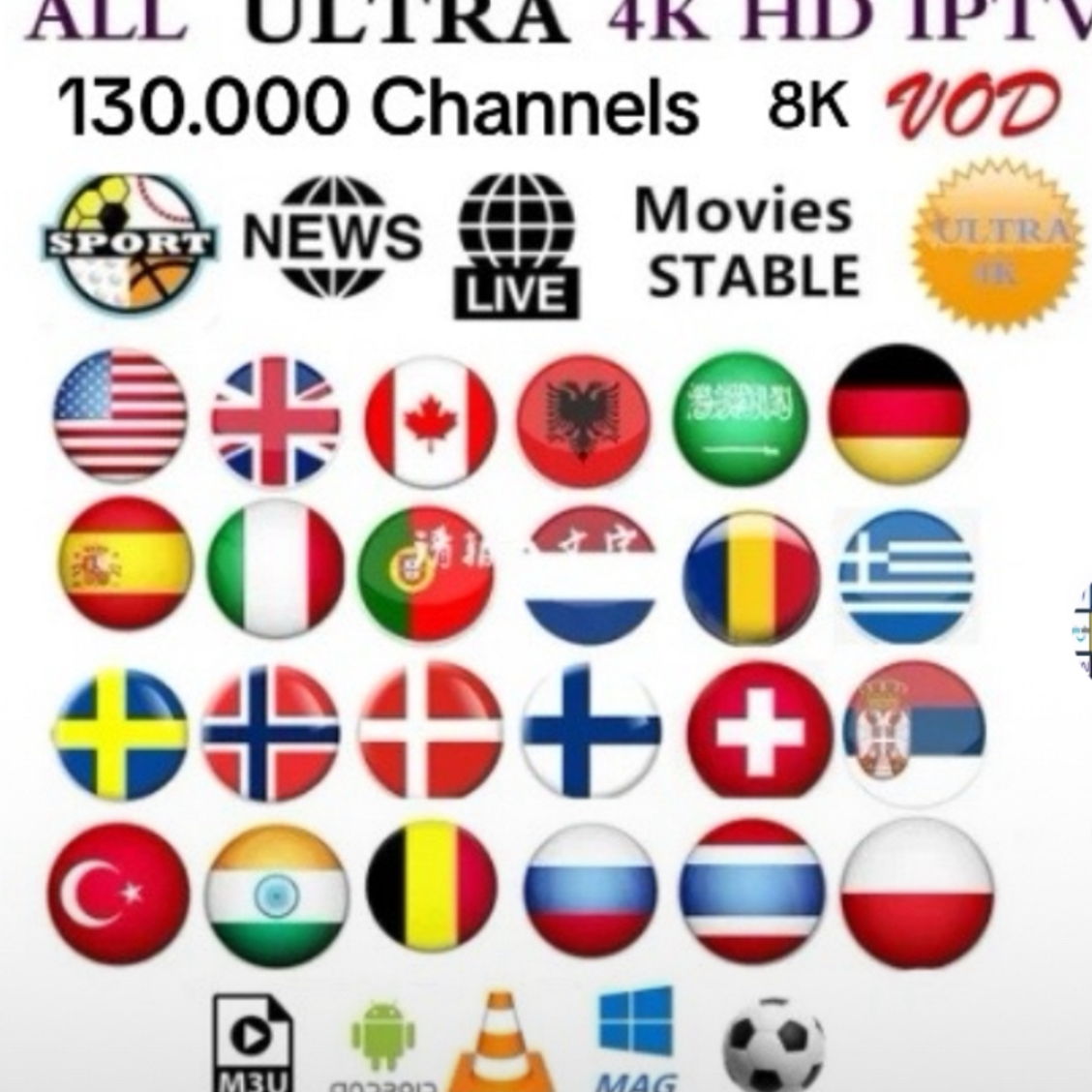 Smarttv 100.000 Channels - CHF 35.00 | Buy on marko
