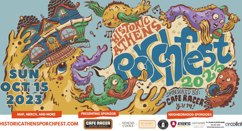 Historic Athens Porchfest 2023 | Oct 15 | How Do You Atlanta?