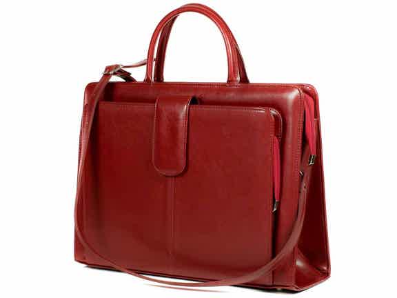 Damen Aktentasche CAPRI - Business Leder Tasche | Bag & Leather