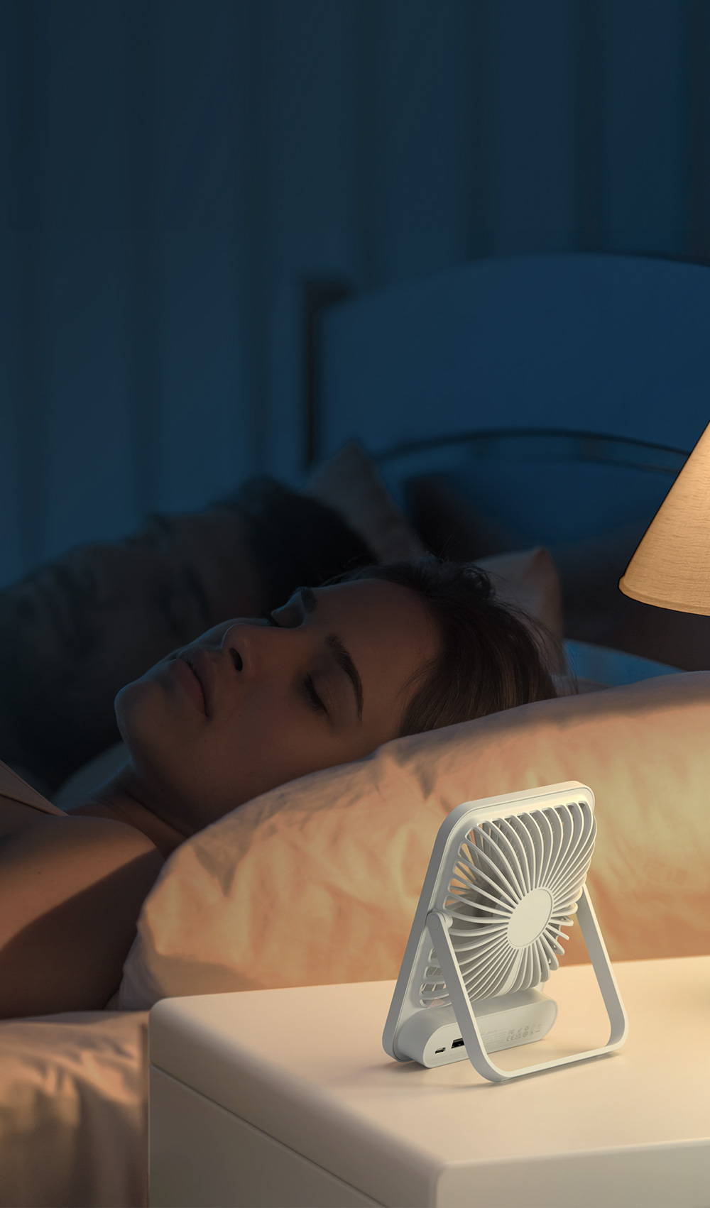 JISULIFE 2022 Portable Ultra-slim Table Fan | Be your cool and reliable ...