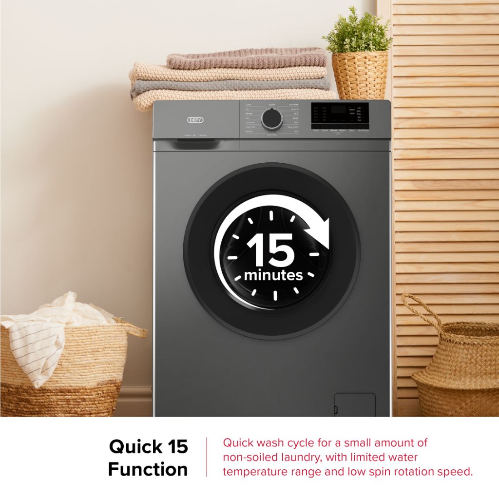 Defy 6kg Front Loader Grey DAW392