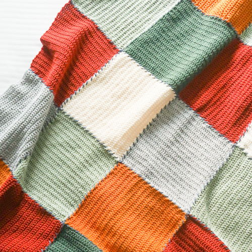 Easy Crochet Beginner Block Blanket