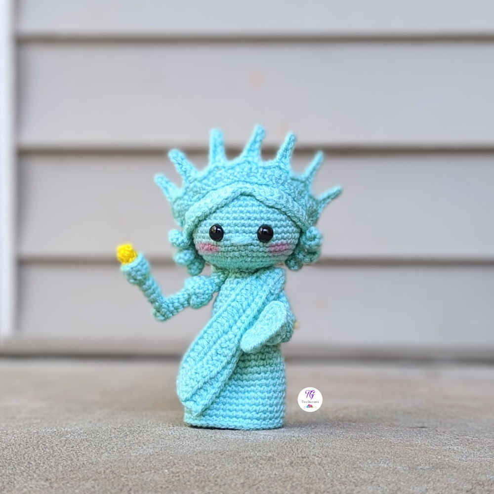 Statue of Liberty Amigurumi crochet pattern