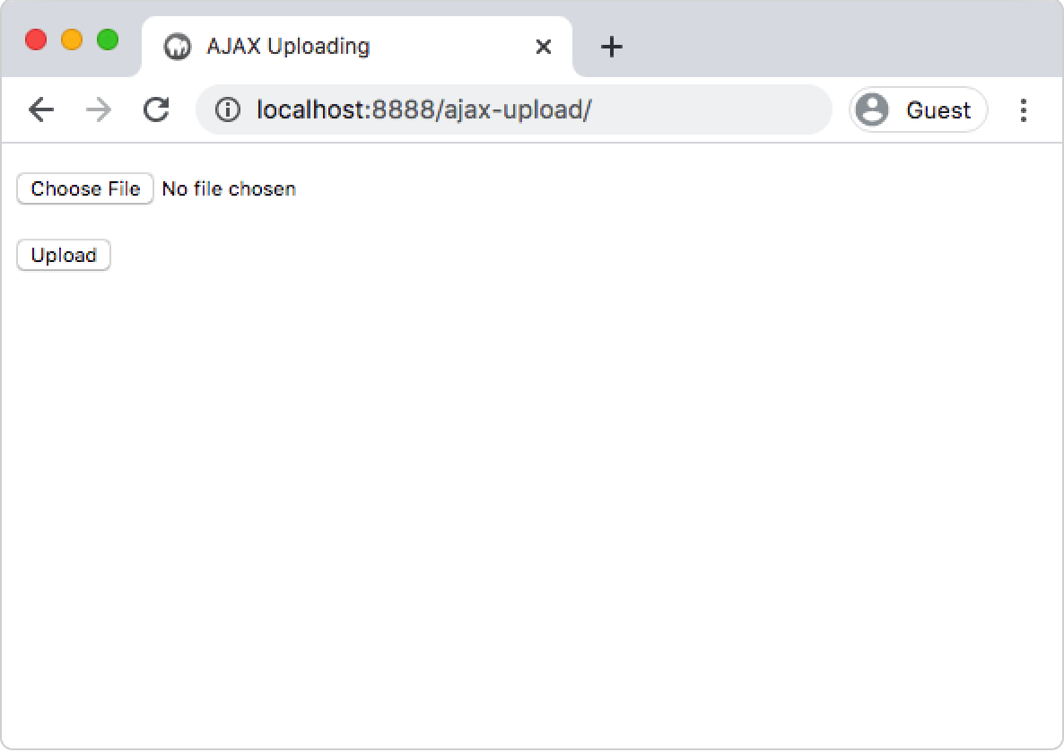 How to upload files using AJAX: JS & PHP example | Uploadcare