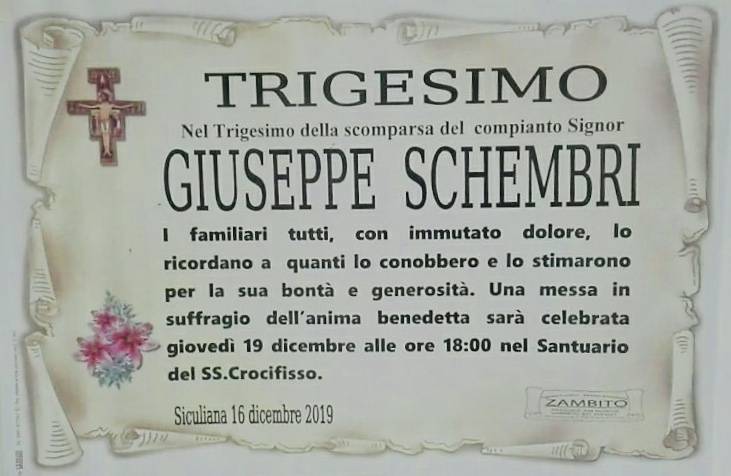 Funer24 - Giuseppe Schembri Siculiana (AG)