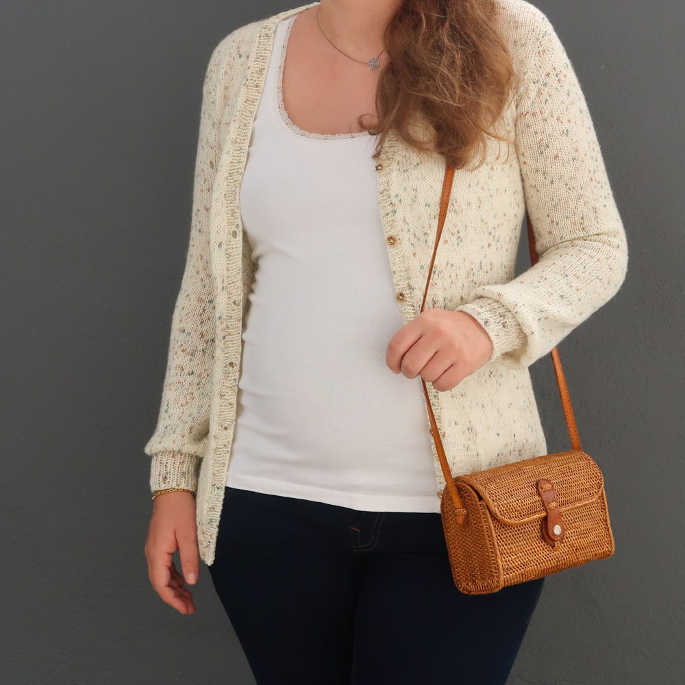 Easy Salt and Pepper Cardigan