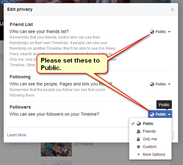 Enable Facebook Followers Count On Your Timeline