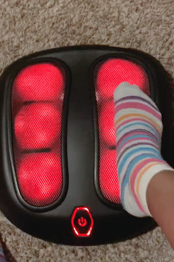 Foot Massager With Heat Washable Cover Ocrean