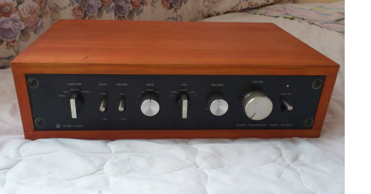 Rare AudioCraft AC-3001 PreAmp For Sale | Audiogon