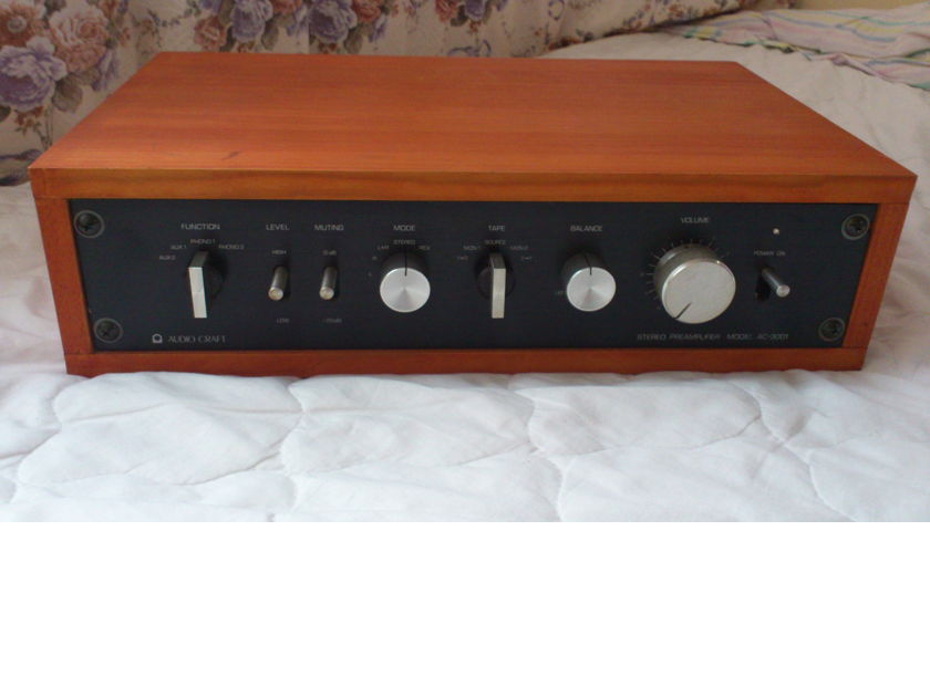 Rare AudioCraft AC-3001 PreAmp For Sale | Audiogon