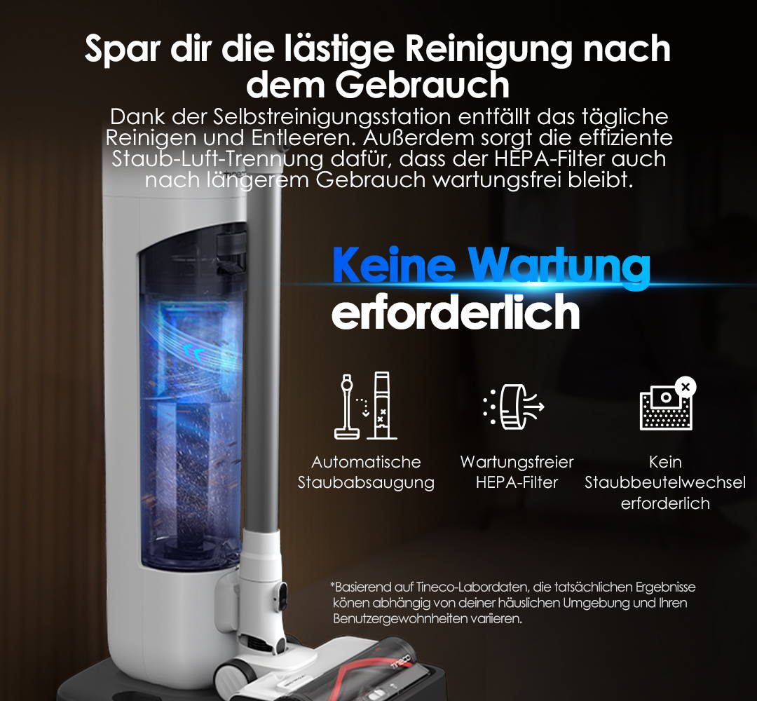 Tineco PURE ONE Station 5 kabelloser smarter Staubsauger - Tineco EU