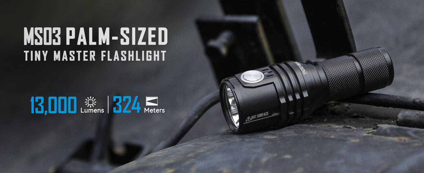 Brightest EDC torch IMALENT MS03-IMALENT®