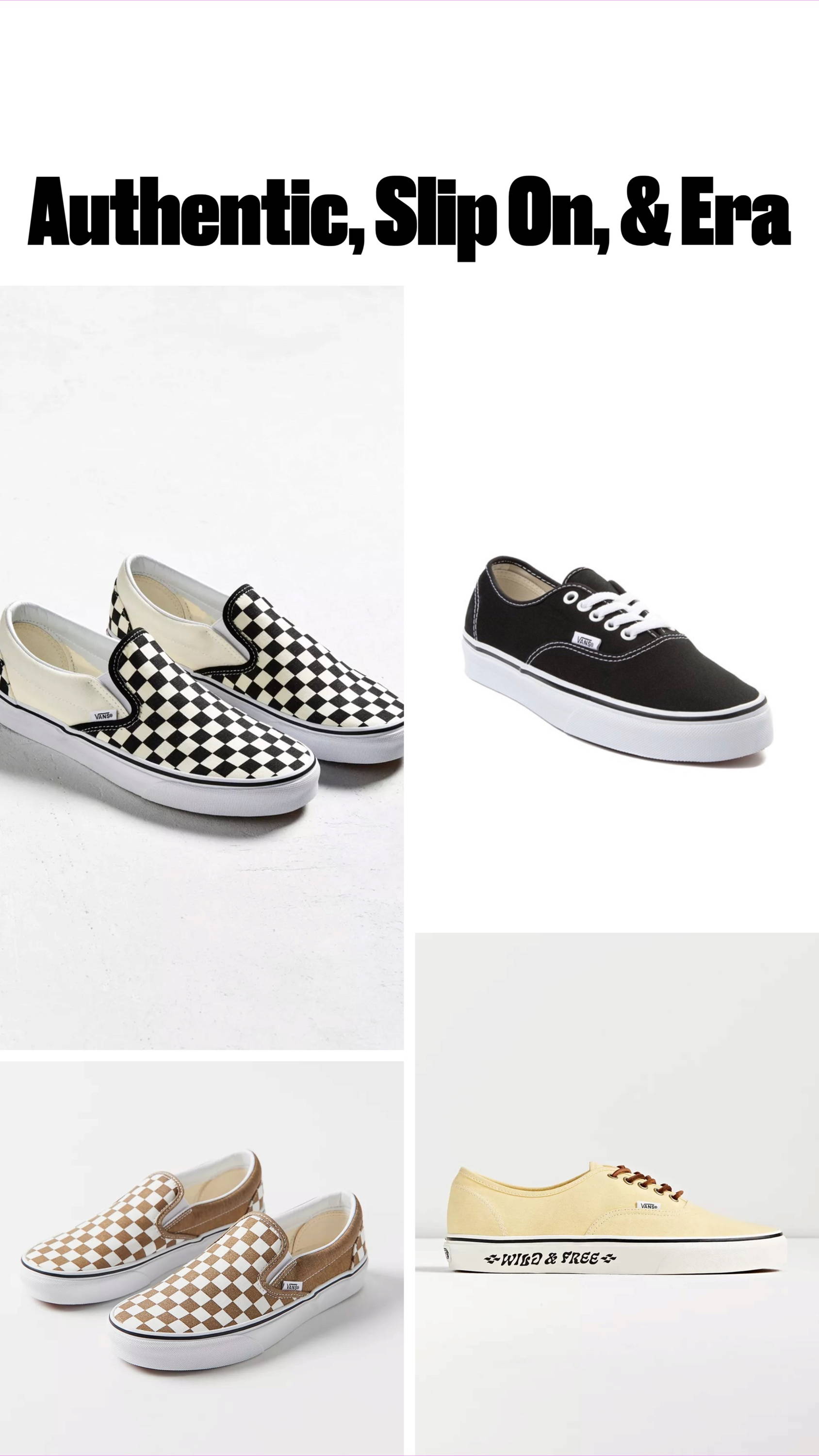 Vans and Converse Footsouls– FEEL YOUR SOUL