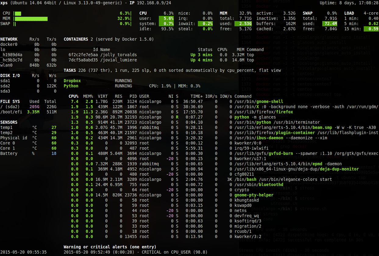 15 Best system monitors for Linux as of 2020 - Slant