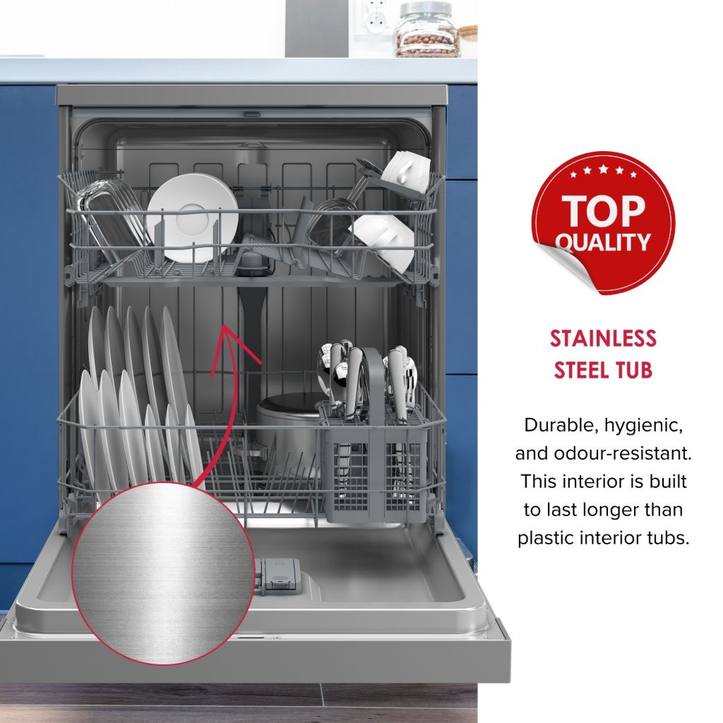 Defy 13 Place Dishwasher Manhattan Grey DDW242 - HiFiCorp