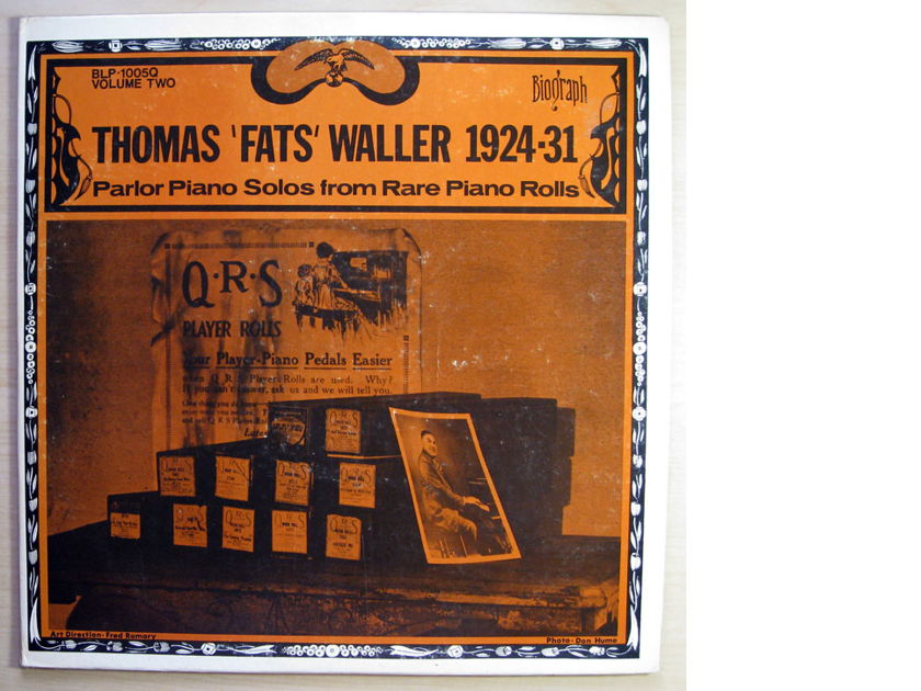 Fats Waller - Lot of 3 Fats Waller LP Reco... For Sale | Audiogon