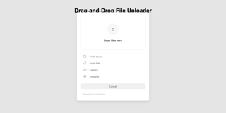 How to make a Drag-and-Drop file uploader | Uploadcare