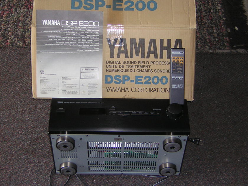YAMAHA DSP-E200 DIGITAL SOUND FIELD PROCESSOR | Processors | Audiogon