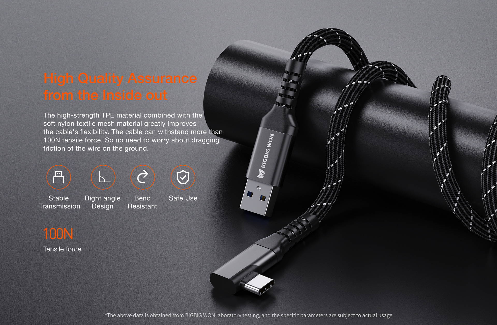 BIGBIGWON USB 3.2 USB C Type C Link Cable for Oculus Quest Link