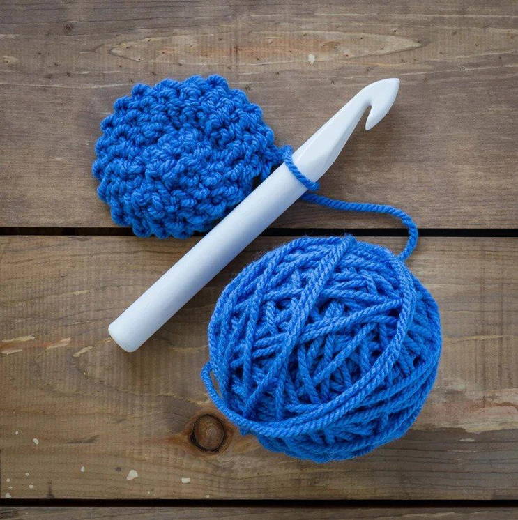 crocheting yarn