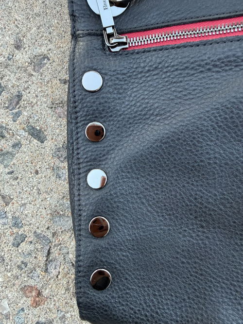 Tony | Black/Gunmetal Red-Zip | Med - $160.00 | Hammitt Heritage