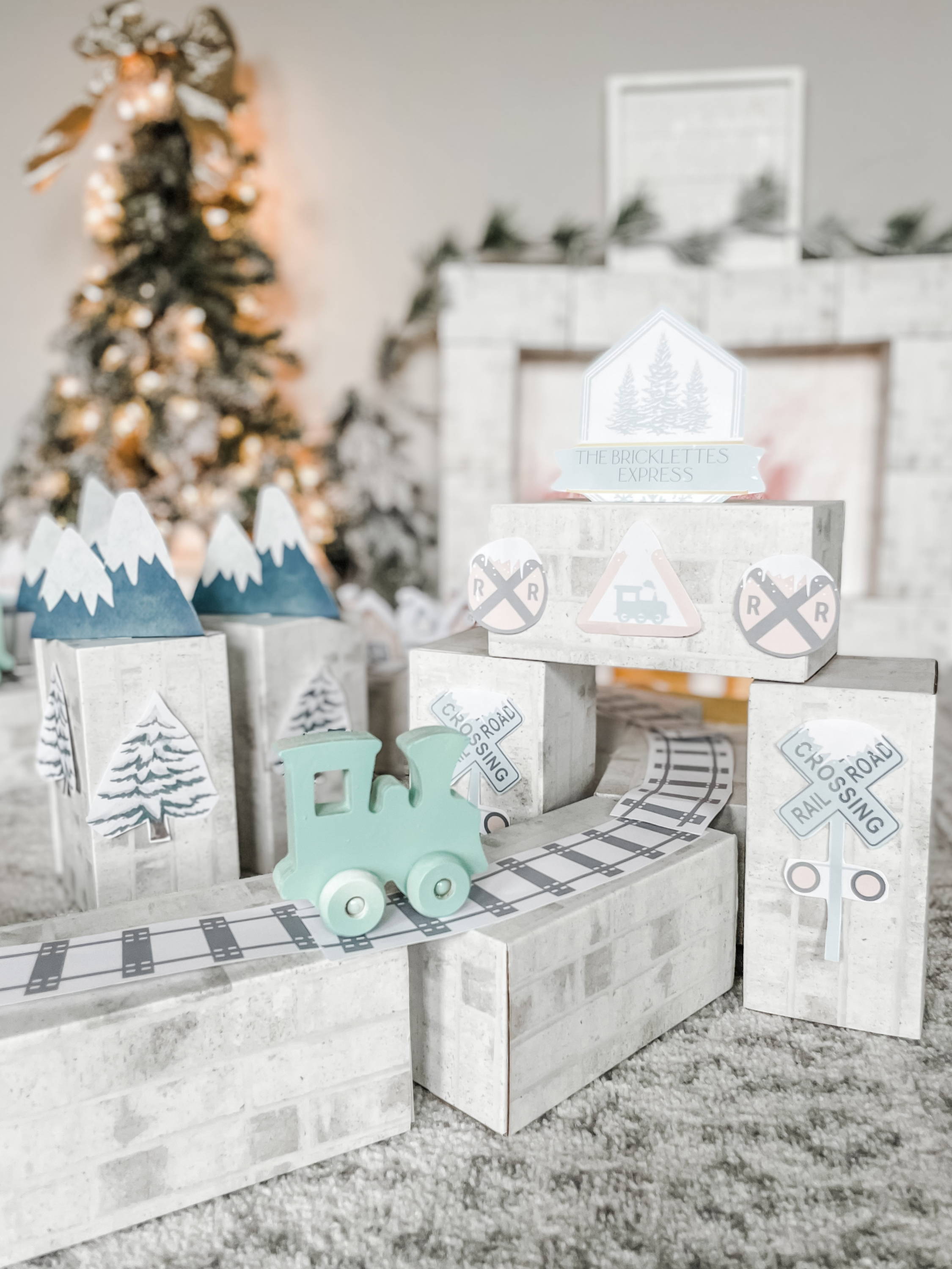 Bricklettes | Modern White Building Blocks For Kids