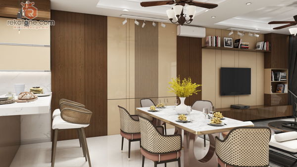 Modern classic living hall interior design renovation ideas, photos and ...