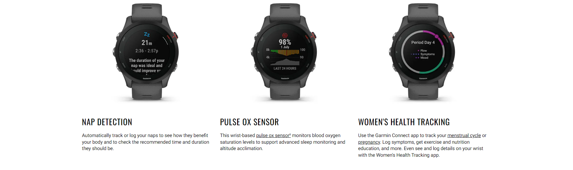 Garmin Forerunner 255, Slate Grey