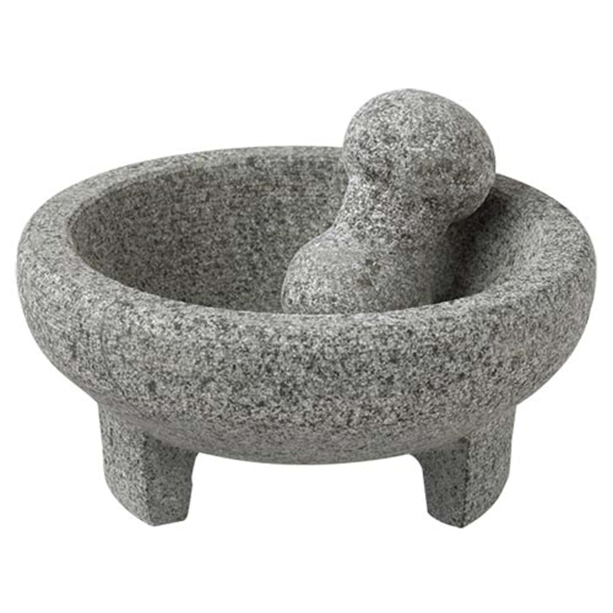 Vasconia 5031764 4-Cup Granite Molcajete Mortar and Pestle vs Frieling ...