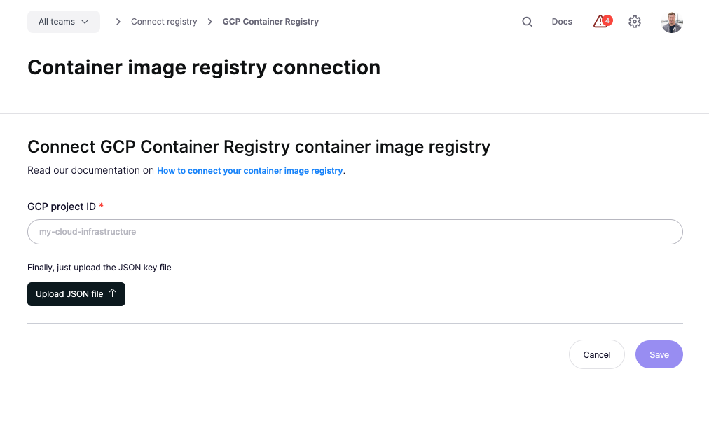Image scanning for GCP legacy Container Registry Image scanning for GCP legacy Container Registry