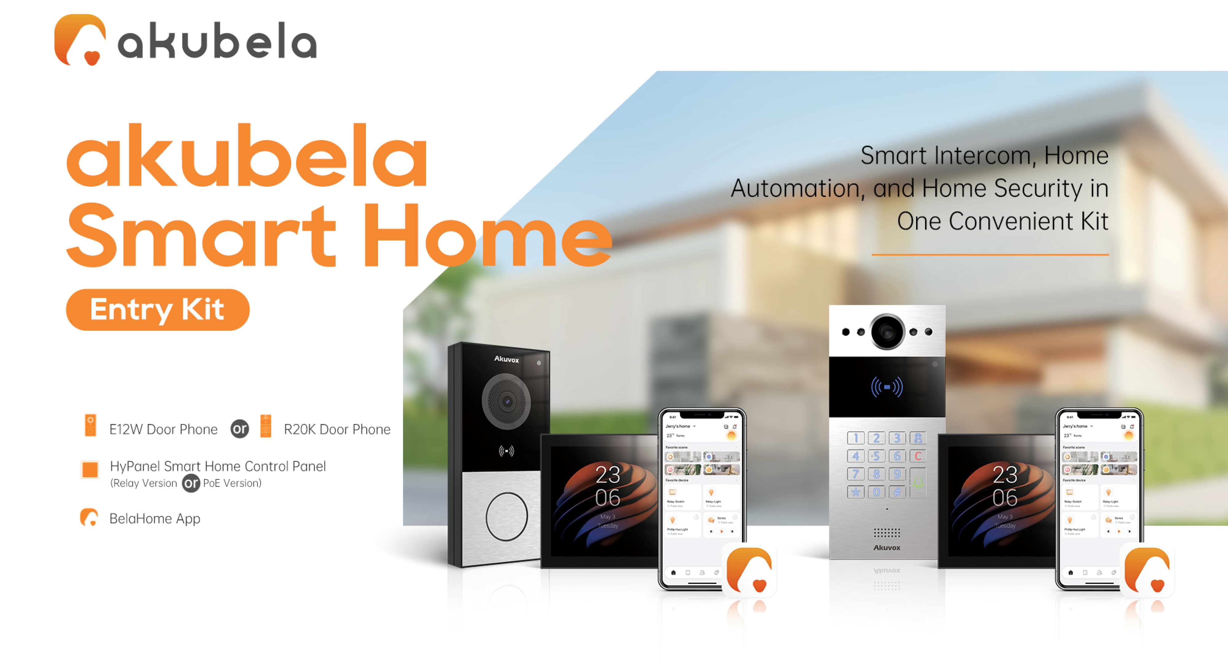 Akubela SmartHome Entry Kit - ELV Cart
