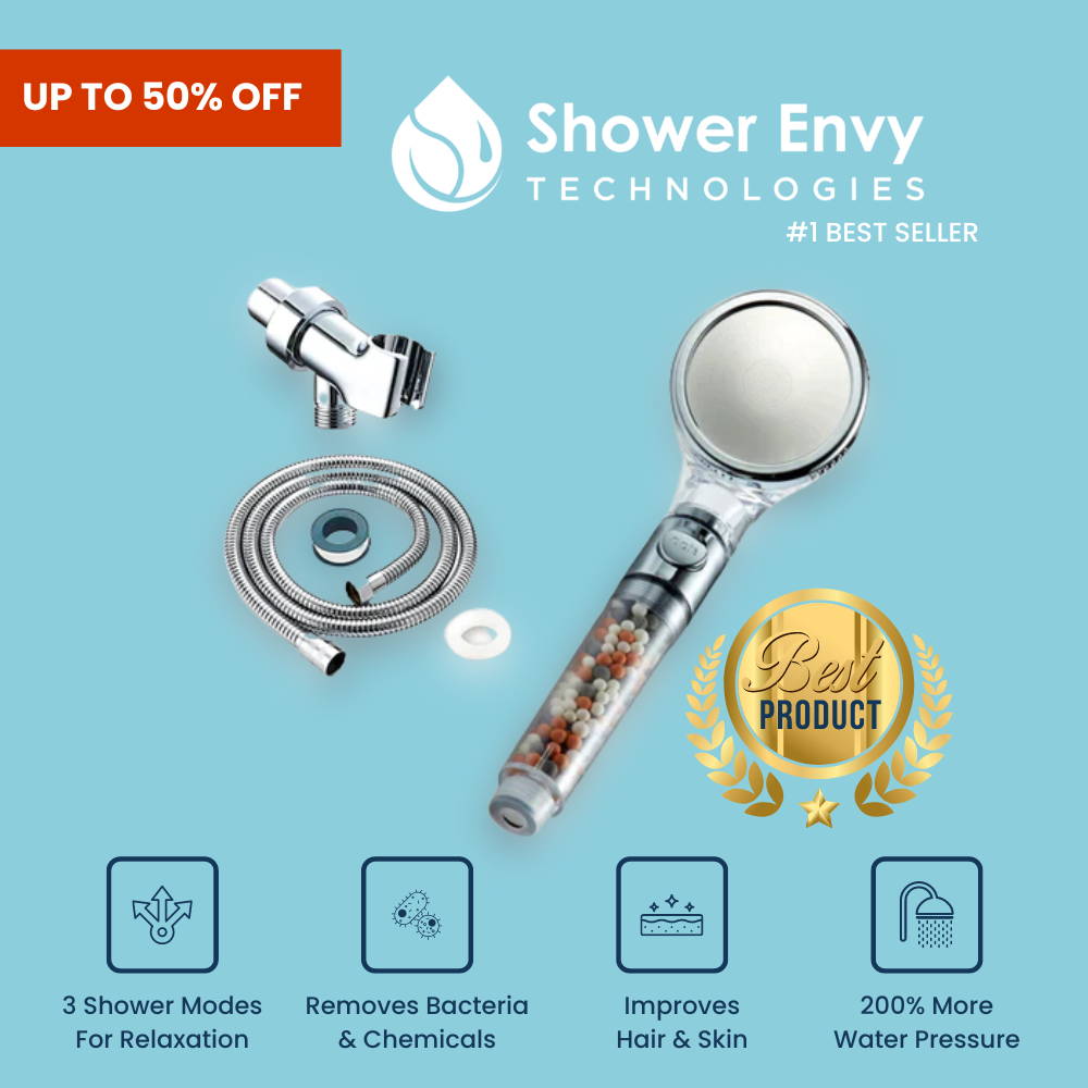Effective Shower Head with Mineral Filter – ShowerEnvy