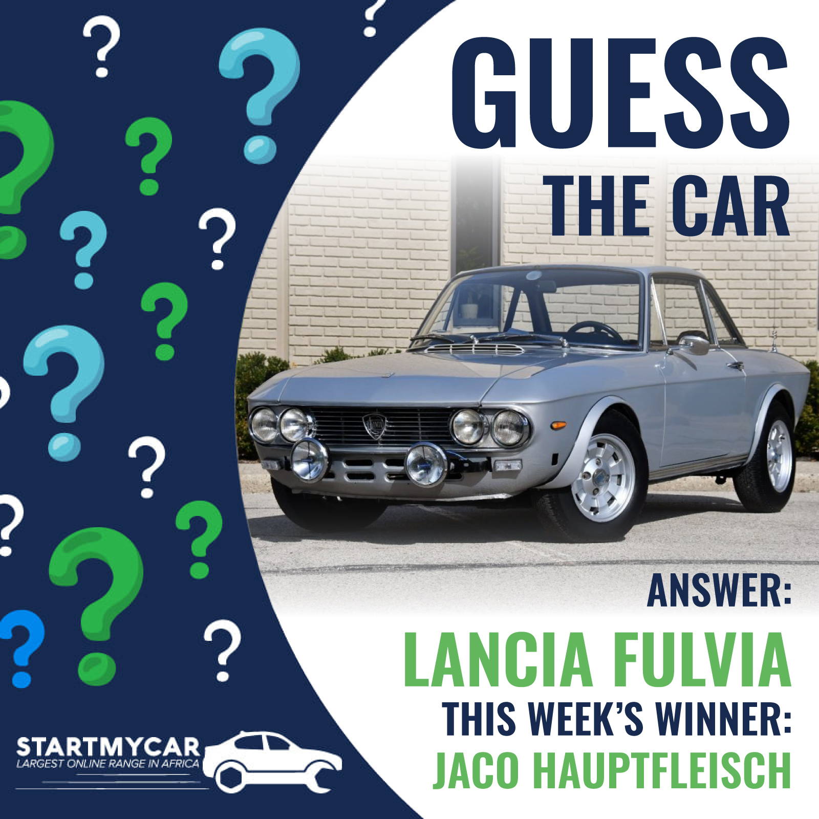 Guess the part - Start My Car