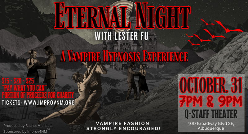 Eternal Night: A Vampire Hypnosis Exp... | Oct 31 | The Paper