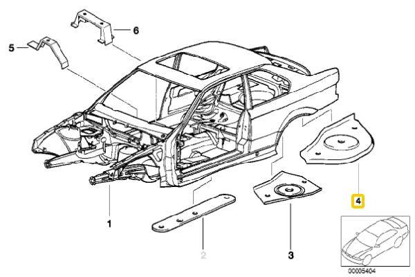 E36 Rear Subframe Mount Chassis Reinforcement Plates – Bavarian Speed Shop