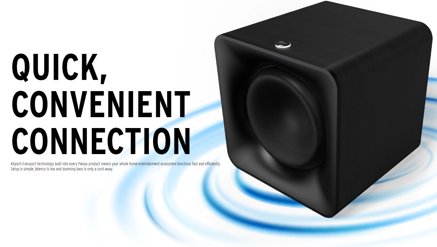 Klipsch Flexus Sub 100 Compact Wireless 10 inch Subwoofer - Incredible