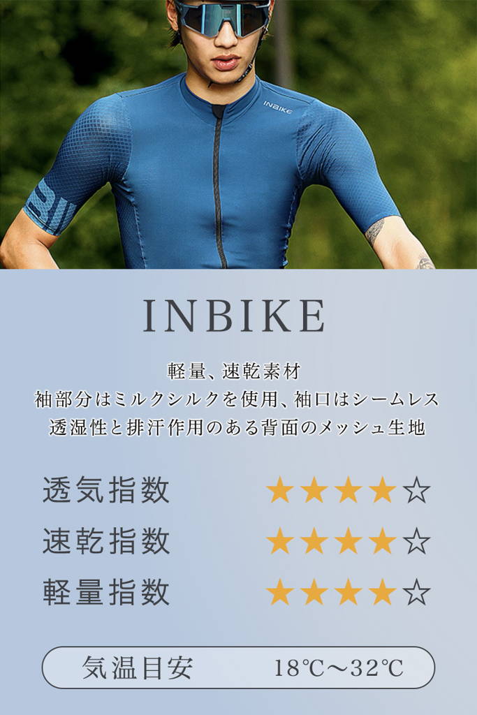INBIKE サイクルジャージ 半袖 ユニセックス – LAMEDA正規代理店