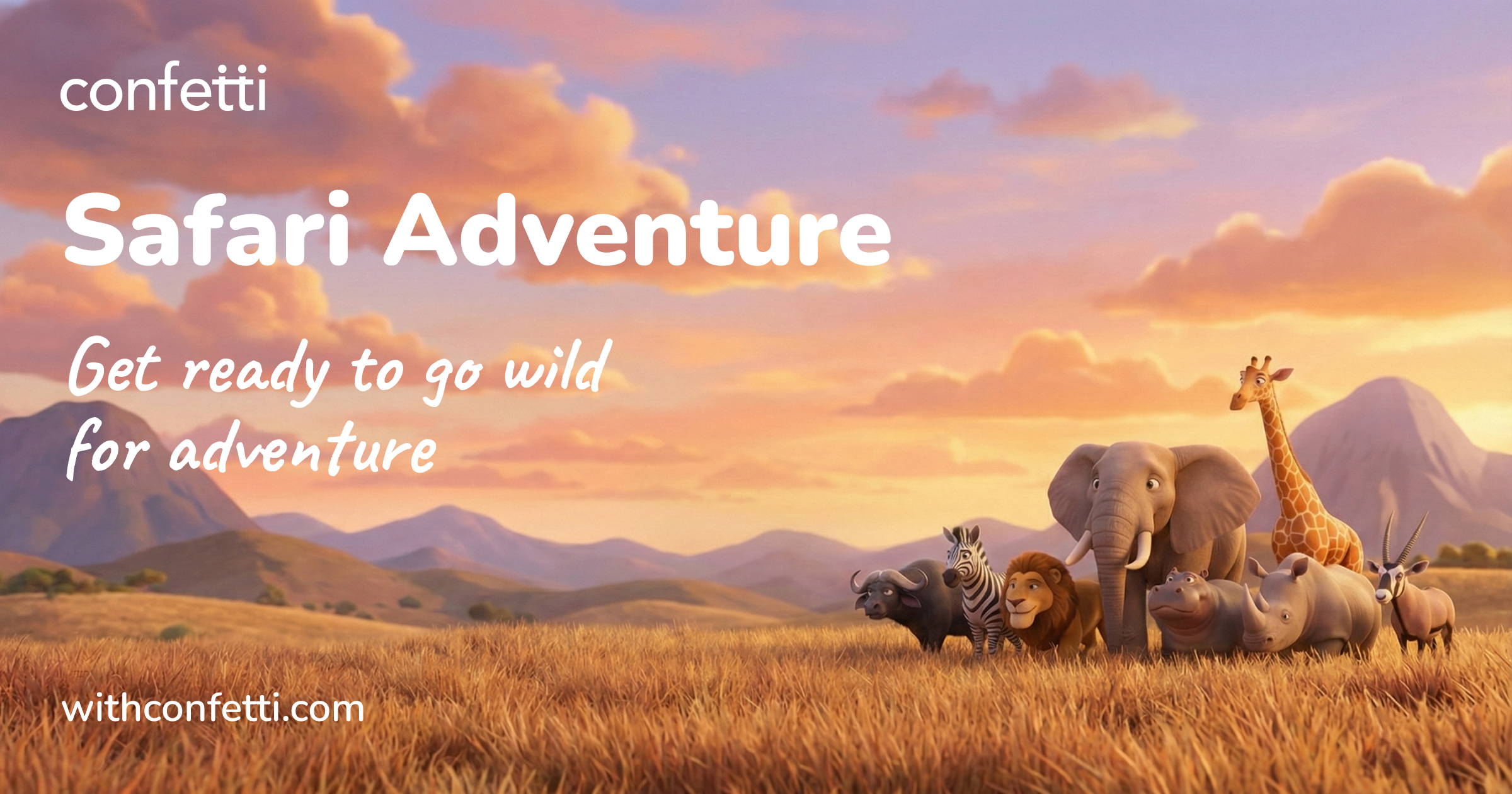 Confetti 🎉 | Virtual Safari | Wildlife Tour